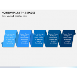 Horizontal List - 5 Stages