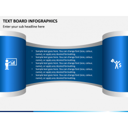 PowerPoint Text Board Infographics