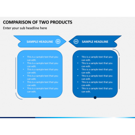 Comparison Of Two Products PPT Slide