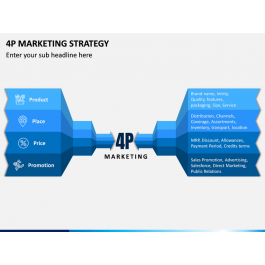 4 P Marketing Strategy PowerPoint Template - PPT Slides