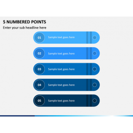 PowerPoint 5 Numbered Points