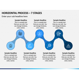 PowerPoint Horizontal Process - 7 Stages