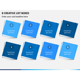 PowerPoint 8 Creative List Boxes