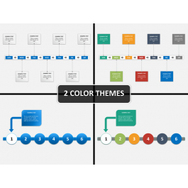 Linked List Timeline PowerPoint and Google Slides Template - PPT Slides