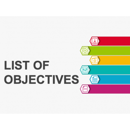 List of Objectives PowerPoint and Google Slides Template - PPT Slides