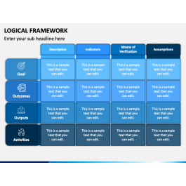 Logical Framework PowerPoint Template - PPT Slides