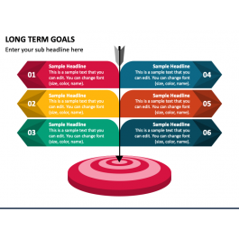 Long Term Goals PowerPoint and Google Slides Template - PPT Slides