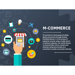 M-Commerce PowerPoint and Google Slides Template - PPT Slides
