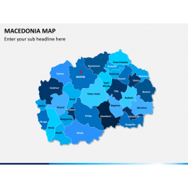 Macedonia Map for PowerPoint and Google Slides - PPT Slides