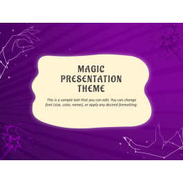 Free Magic Presentation Theme for PowerPoint and Google Slides