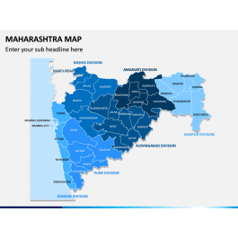 Maharashtra Map for PowerPoint and Google Slides - PPT Slides