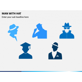 Man With Hat PowerPoint Template - PPT Slides