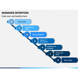 Manager Definition PowerPoint Template - PPT Slides