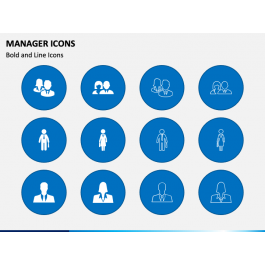 Manager Icons for PowerPoint and Google Slides - PPT Slides