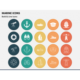 Marine Icons for PowerPoint and Google Slides - PPT Slides