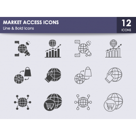 Market Access Icons for PowerPoint and Google Slides - PPT Slides