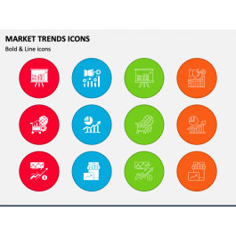 Market Trends Icons for PowerPoint and Google Slides - PPT Slides