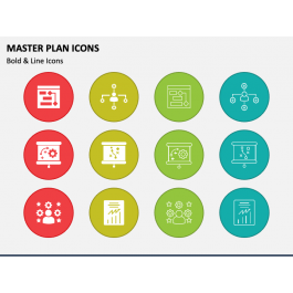 Master Plan Icons for PowerPoint and Google Slides - PPT Slides