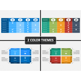 Matrix Chart PowerPoint and Google Slides Template - PPT Slides