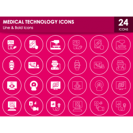 Medical Technology Icons for PowerPoint and Google Slides - PPT Slides