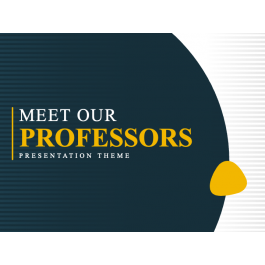 Free - Meet Our Professors PowerPoint Template and Google Slides Theme