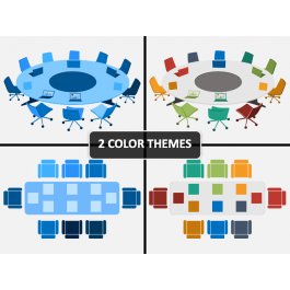 Meeting Table PowerPoint and Google Slides Template - PPT Slides