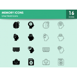Memory Icons for PowerPoint and Google Slides