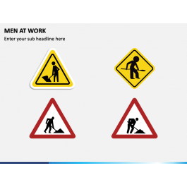 Men at Work PowerPoint and Google Slides Template - PPT Slides