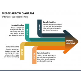 Merge Arrow Diagram for PowerPoint and Google Slides - PPT Slides