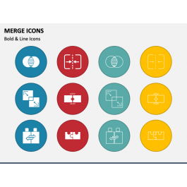 Merge Icons for PowerPoint and Google Slides - PPT Slides