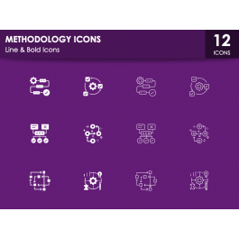methodology icon for ppt