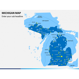 Michigan Map for PowerPoint and Google Slides - PPT Slides
