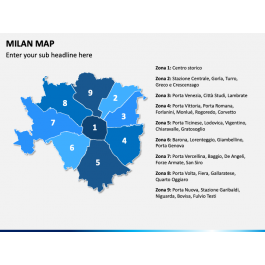 Milan Map for PowerPoint and Google Slides - PPT Slides
