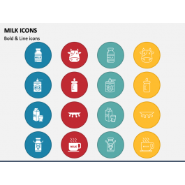 Milk Icons for PowerPoint and Google Slides - PPT Slides
