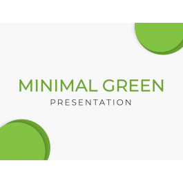 Minimal Green Presentation for PowerPoint and Google Slides - PPT Slides