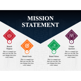 Animated Mission Statement PowerPoint and Google Slides Template - PPT Slides