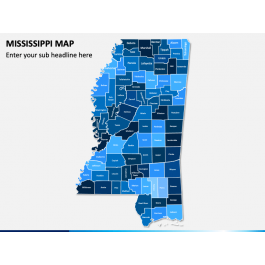 Mississippi Map for PowerPoint and Google Slides - PPT Slides