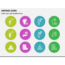 Mistake Icons for PowerPoint and Google Slides - PPT Slides