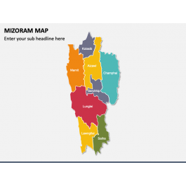 Mizoram Map for PowerPoint and Google Slides - PPT Slides