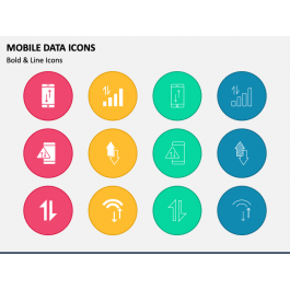 Mobile Data Icons for PowerPoint and Google Slides - PPT Slides