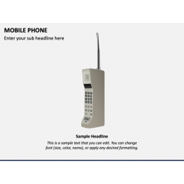 Mobile Phone Graphics for PowerPoint and Google Slides - PPT Slides