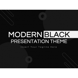 Modern Black Presentation Theme for PowerPoint and Google Slides - PPT ...