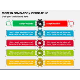 Modern Comparison Infographic for PowerPoint and Google Slides - PPT Slides
