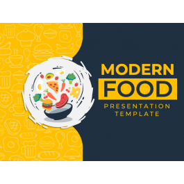 Free - Modern Food Presentation for PowerPoint and Google Slides