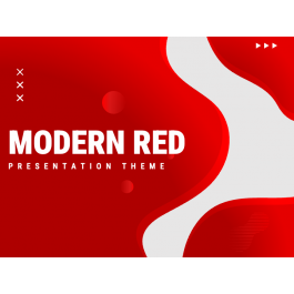Modern Red Presentation Theme for PowerPoint and Google Slides - PPT Slides