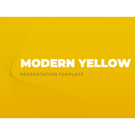 Modern Yellow Presentation Theme for PowerPoint and Google Slides - PPT ...