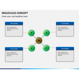 Molecules Concept PowerPoint and Google Slides Template - PPT Slides