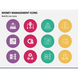 Money Management Icons for PowerPoint and Google Slides - PPT Slides