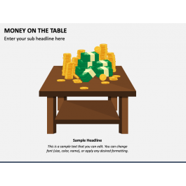 Money on the Table Illustration for PowerPoint and Google Slides - PPT ...