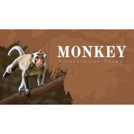 Free - Monkey Presentation for PowerPoint and Google Slides - PPT Slides